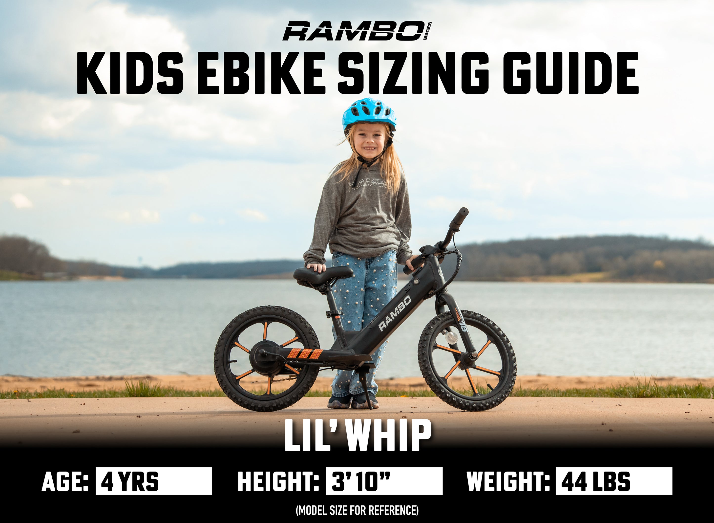 Rambo Kids 16" Lil Whip E-Bike | Rugged Power for Young Riders – Rambo ...