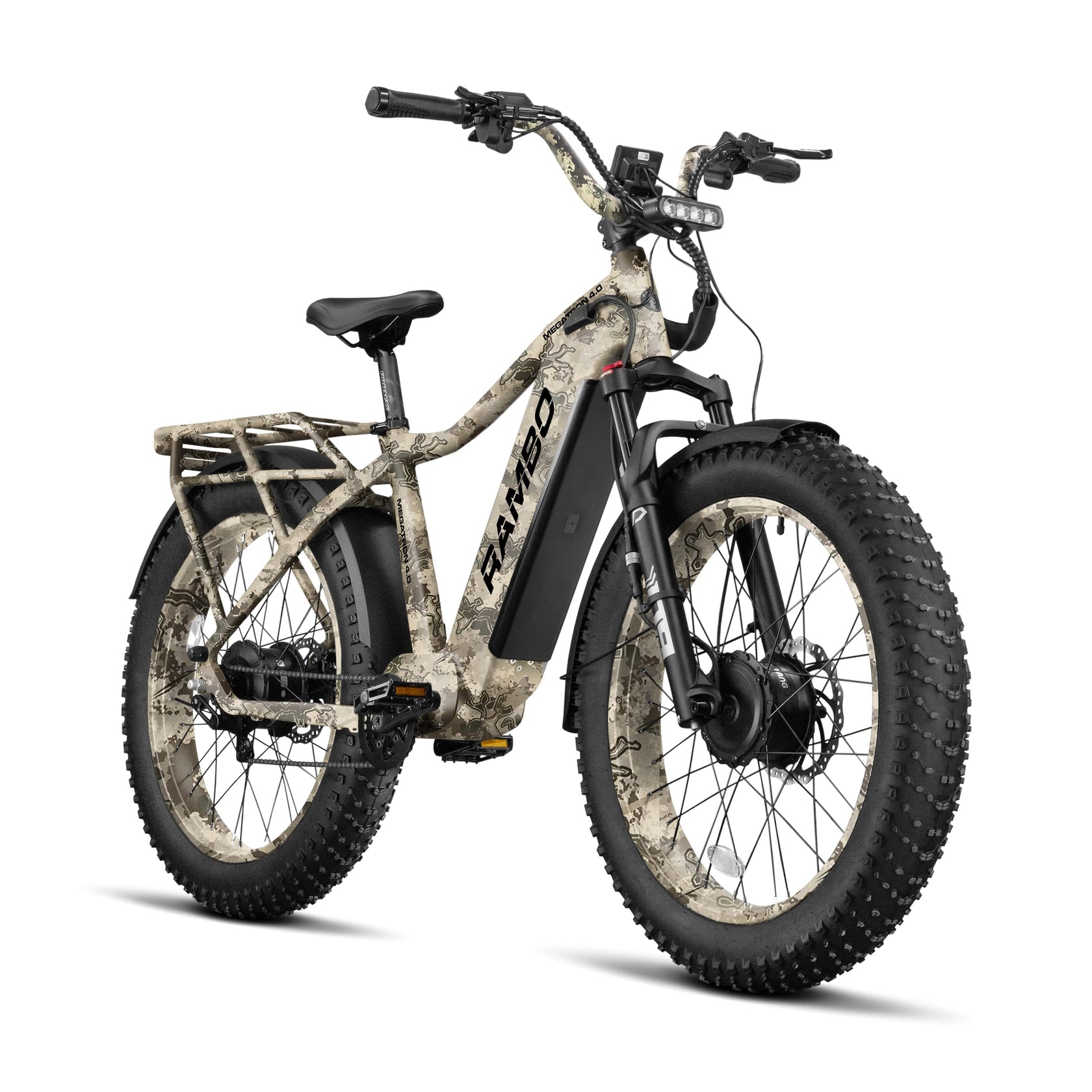 Rambo Megatron 4.0 All-Wheel Drive E-Bike for Off-Road Adventures ...