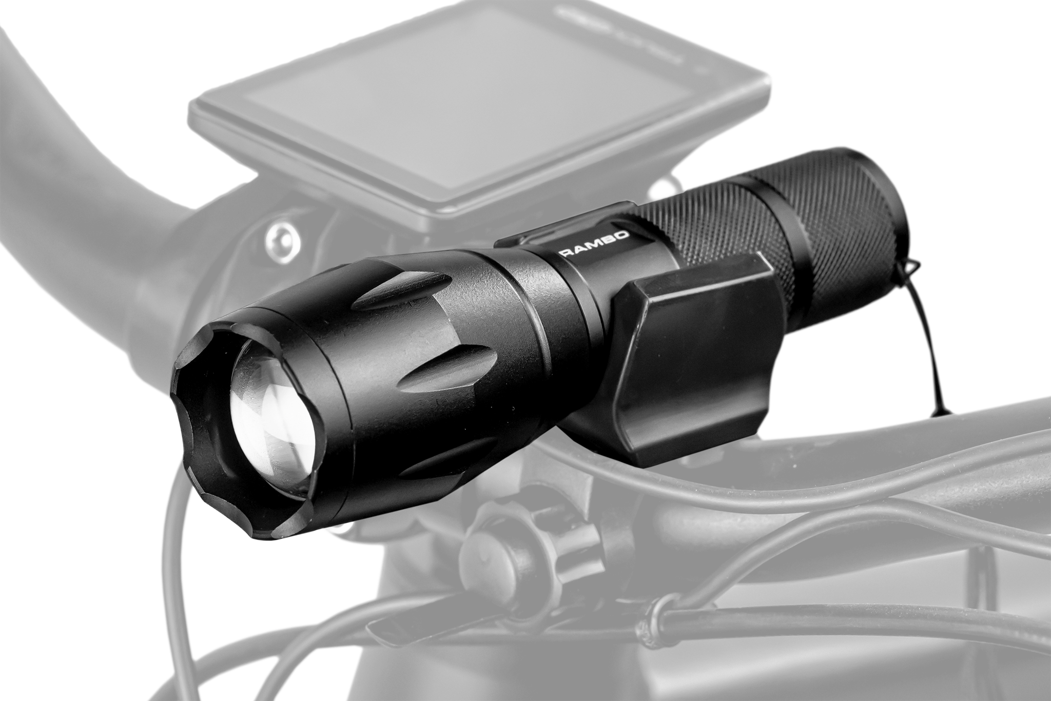 Rambo Bikes Super Bright LED Headlight | Night Ride